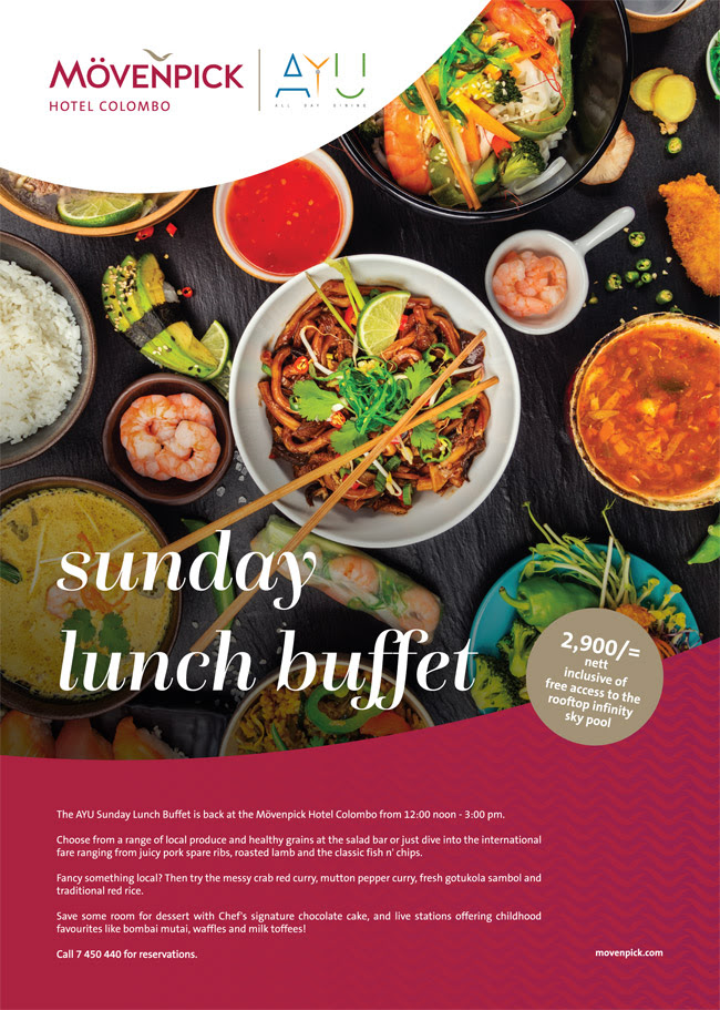 Mӧvenpick Hotel Colombo | The AYU Sunday Lunch Buffet